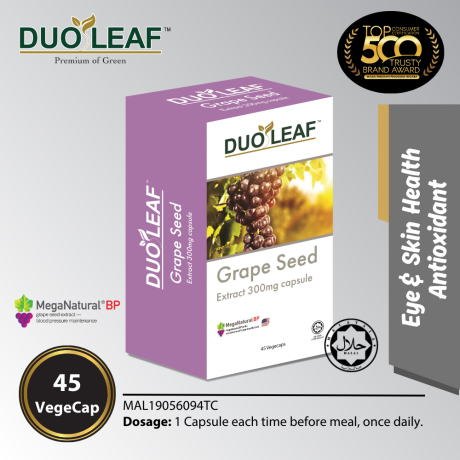 DUOLEAF™ Grape Seed Extract 300MG – Duoleaf Healthcare