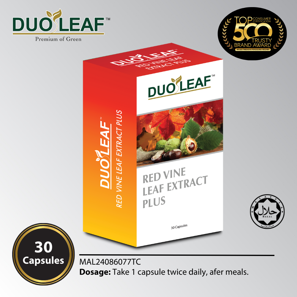 DUOLEAF™ RED VINE LEAF EXTRACT PLUS – Duoleaf Healthcare