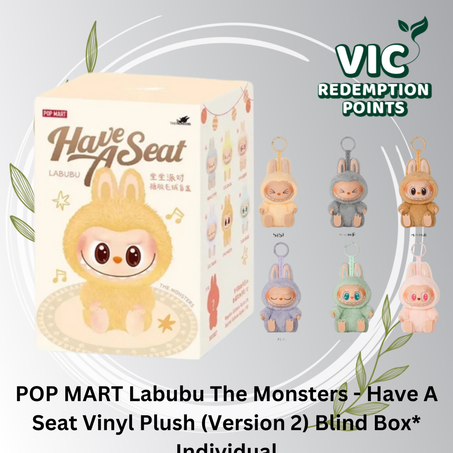 VIC REDEMPTION (R03): POP MART Labubu The Monsters – Have A Seat Vinyl ...